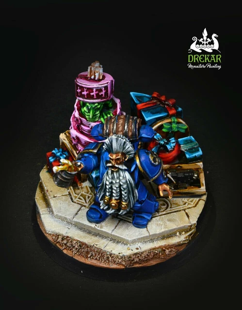 GROMBRINDAL SPACE MARINE Dwarf 40 Years of White Dwarf RARE model Pro ...