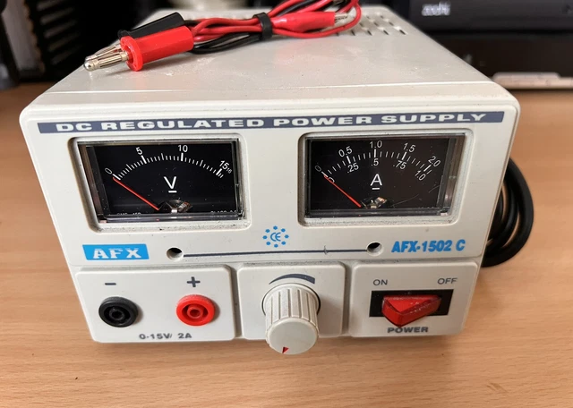 VINTAGE ALTES DC Regulated Power Supply AFX-1502 C £20.00 - PicClick UK