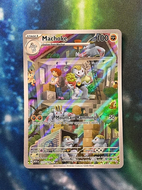 POKÉMON TCG MACHOKE Scarlet & Violet-151 177/165 Holo Illustration Rare EUR 1,15 - PicClick IT