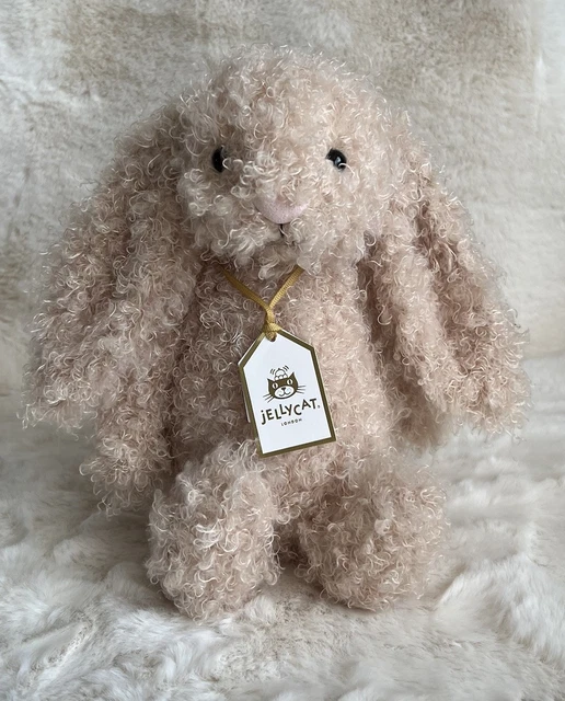 JELLYCAT ORIGINAL BASHFUL Luxe Bunny Curly Brand New With 🏷️ BAS3CRL *Genuine* £57.92 - PicClick UK