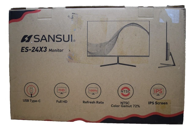 SANSUI 24-INCH 100HZ FHD LED Monitor USB-C HDR FreeSync ES-24F2C $109. ...