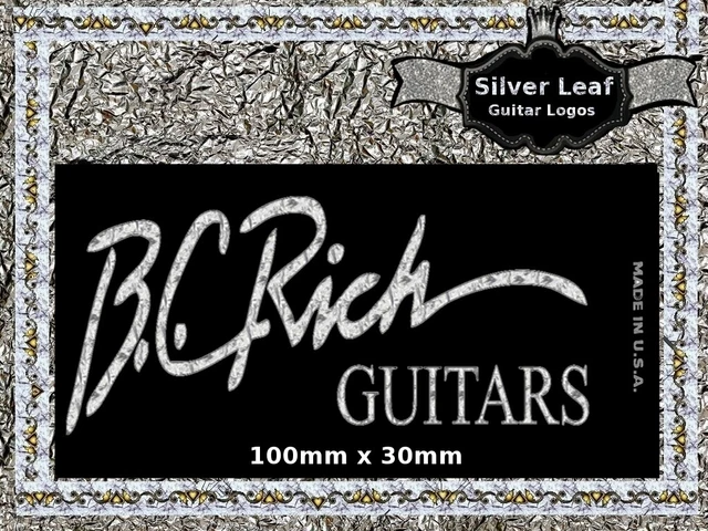 BC RICH GUITAR Decal Headstock Decal Restoration Waterslide Logo 57s ...
