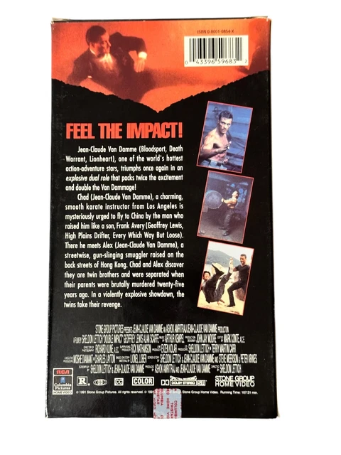 DOUBLE IMPACT VHS 1992 Jean Claude Van Damme £7.70 - PicClick UK