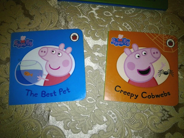 PEPPA PIG: THE Best Pet, Creepy Cobwebs Board Book Bundle £2.00 ...
