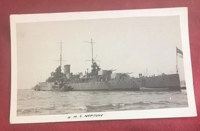 HMS NEPTUNE ROYAL Navy Leander class cruiser in WW2 sunk by mines 1941 ...