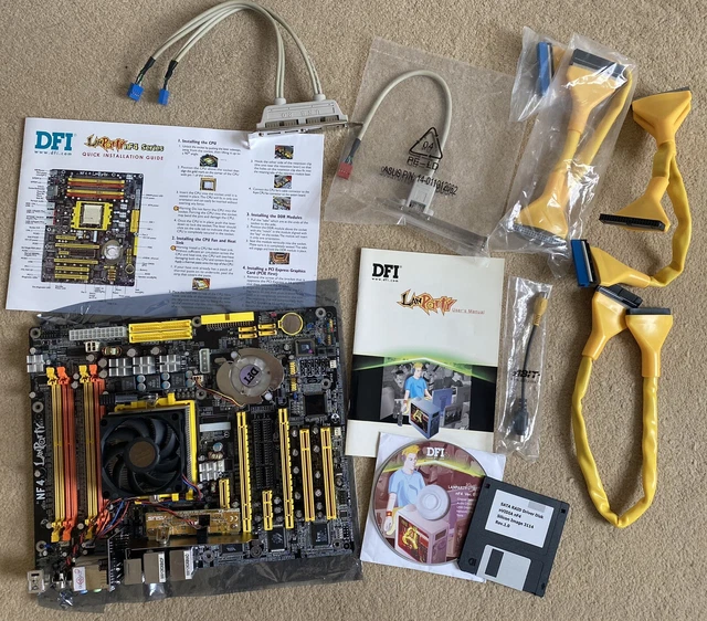 DFI LANPARTY UT nF4 Ultra-D Socket 939 Motherboard & AMD Athlon 64 X2 ...