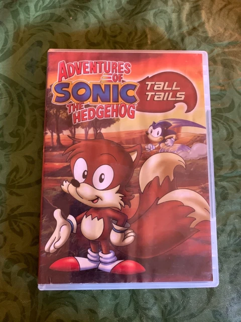 SONIC THE HEDGEHOG DVD Lot! Tall Tails & The Fastest Thing in Time Get ...