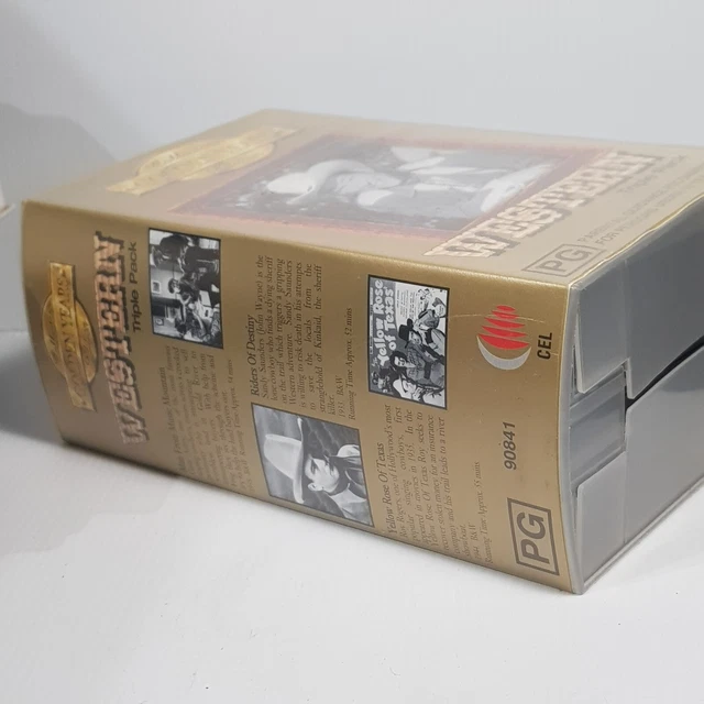 LEGENDS OF THE WEST Triple Pack - RARE Golden Years Collectors Ltd. VHS ...