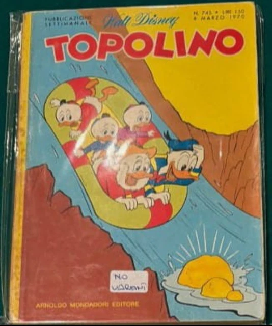 TOPOLINO N.745 SENZA Logo Mondadori EUR 140,00 - PicClick IT
