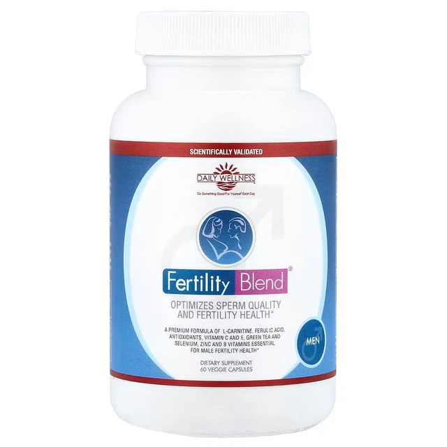 Daily Wellness Company Fertility Blend For Men 60 Caps Expiry 12