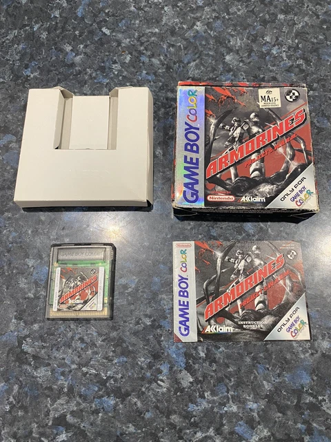 ARMORINES PROJECT S.W.A.R.M Nintendo Game Boy Color PAL CIB Working EUR ...