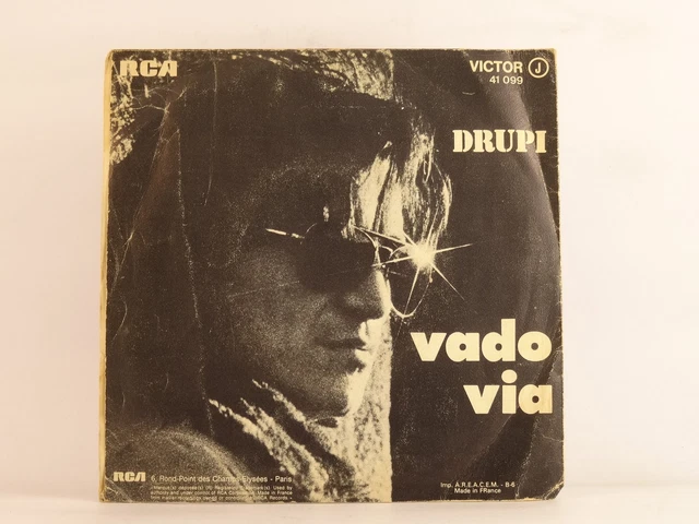 DRUPI VADO VIA (JUKEBOX) (FRANCE) (108) 4 pistes 7" manche photo unique ...