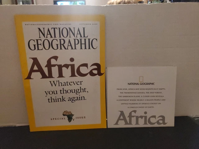 NATIONAL GEOGRAPHIC MAGAZINE September 2005 Africa Special Issue ...