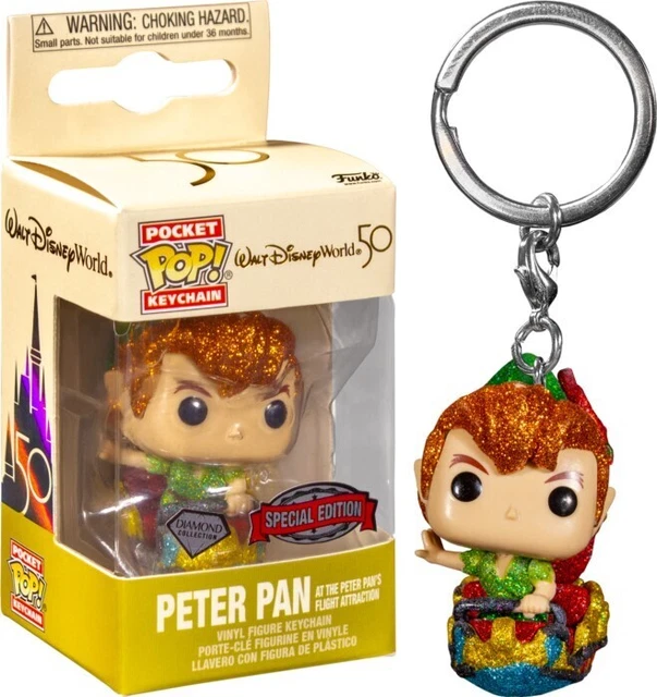 POP! VINYL KEYCHAIN - Walt Disney World 50th Anniversary - Peter Pan at ...
