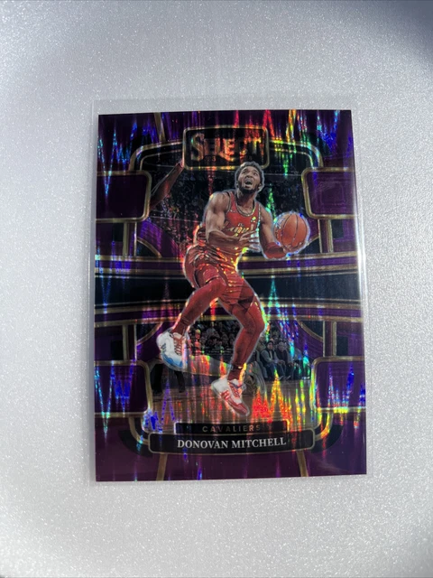 DONOVAN MITCHELL 2023-24 Panini NBA Select Basketball Violet Flash /175 ...