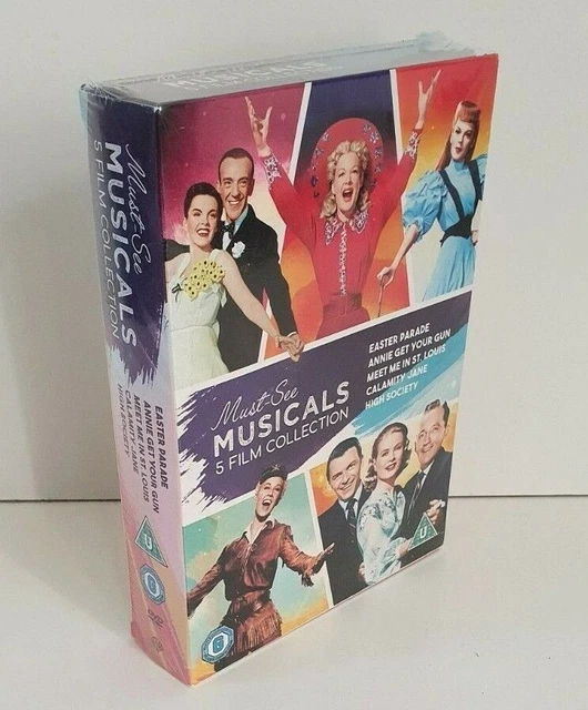 MUST SEE MUSICALS DVD boxset 5 film collection sealed Calamity Jane NEW ... MUST SEE MUSICALS DVD boxset 5 film collection sealed Calamity Jane NEW ...