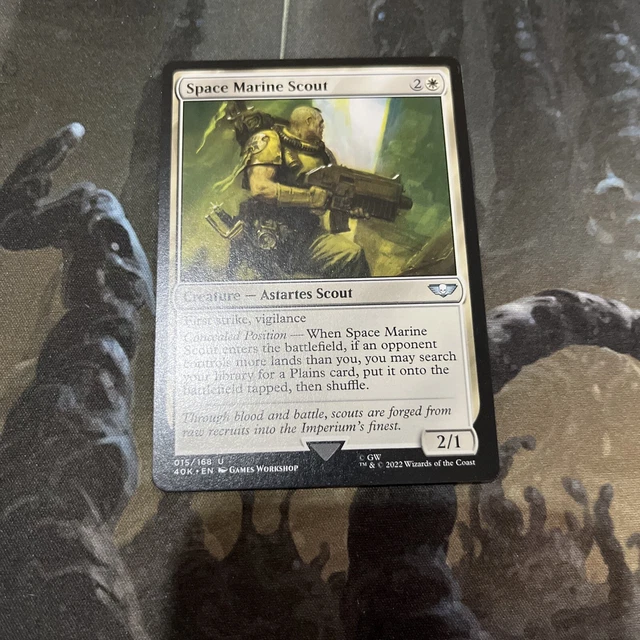 SPACE MARINE SCOUT Magic The Gathering EUR 1,76 - PicClick FR