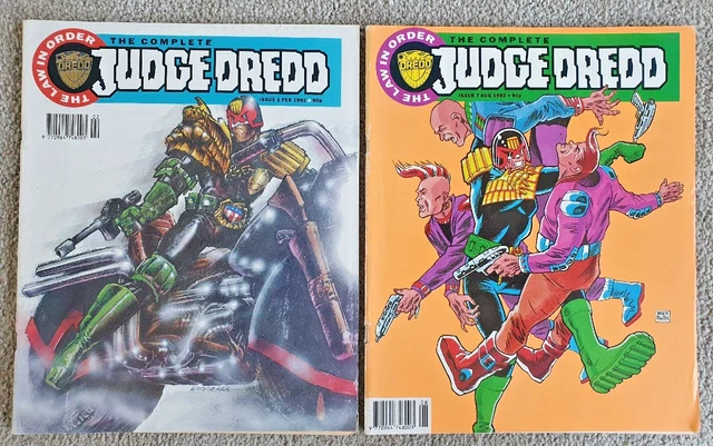 2X THE COMPLETE JUDGE DREDD MAGAZINES ISSUES 1 AND 7 1992 RARE EUR 1,15 - PicClick IT