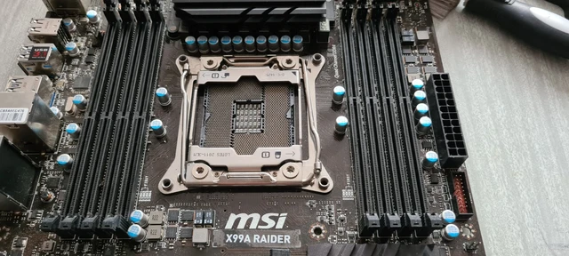 MSI X99A RAIDER ATX motherboard LGA 2011-v3 socket £35.00 - PicClick UK