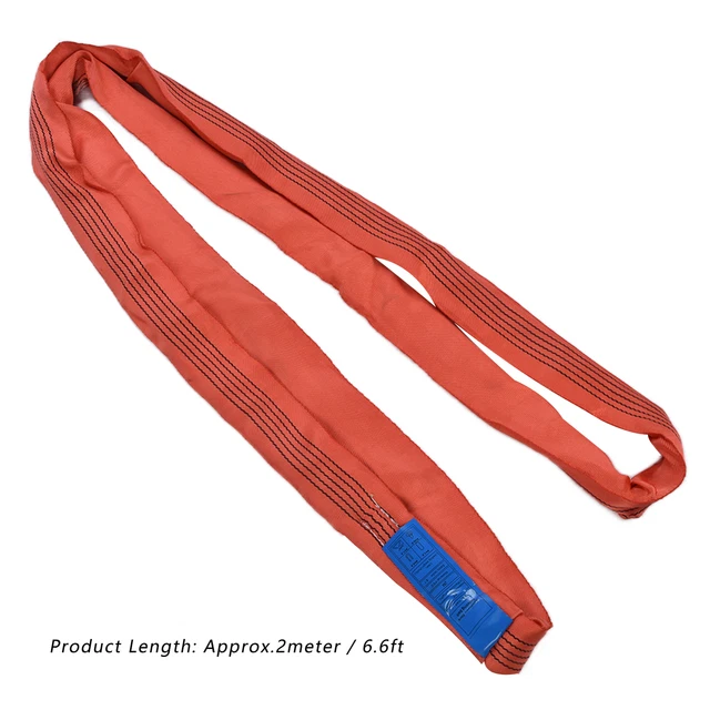 (6.56FT))CRANE LIFTING STRAP PES 5T Load Rigging Accessories Endless ...