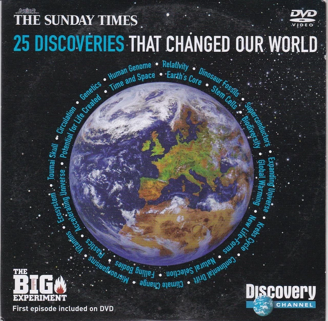 25 DISCOVERIES THAT CHANGED OUR WORLD ( THE SUNDAY TIMES Newspaper DVD ...