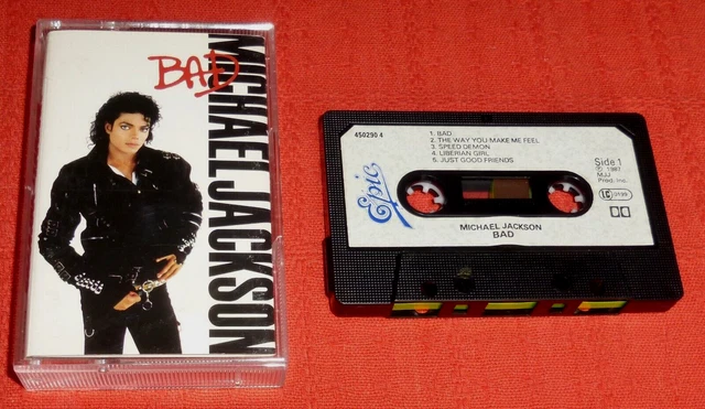 MICHAEL JACKSON - Uk Cassette Tape - Bad - Paper Labels £11.99 ...