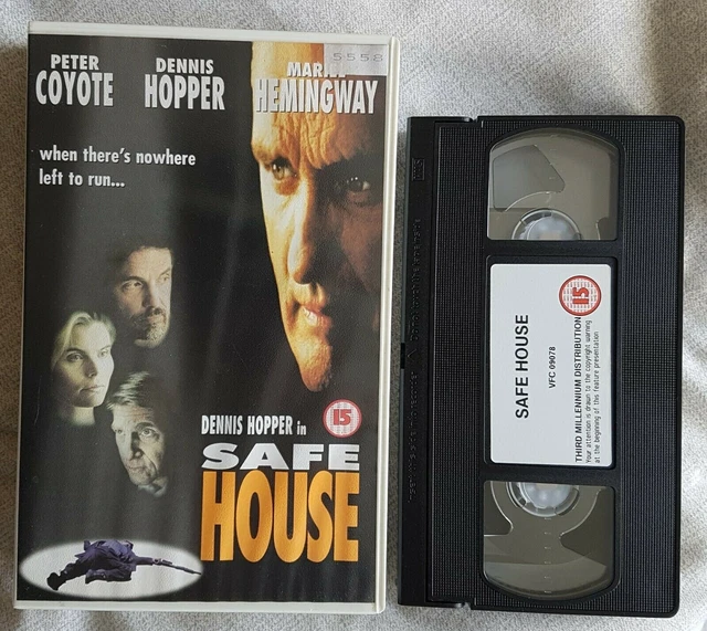 SAFE HOUSE (VHS) BIG BOX - Chris Sarandon + Mariel Hemingway + Dennis ...