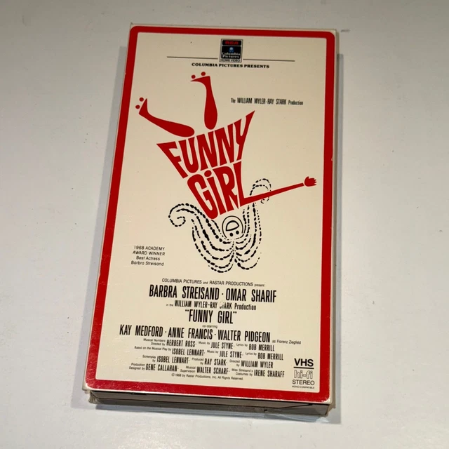 FUNNY GIRL VHS 1985 RCA Columbia Barbra Streisand Omar Sharif Musical £ ...