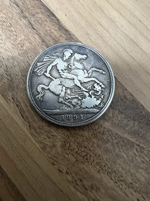1891 QUEEN VICTORIA Silver Crown £29.99 - PicClick UK