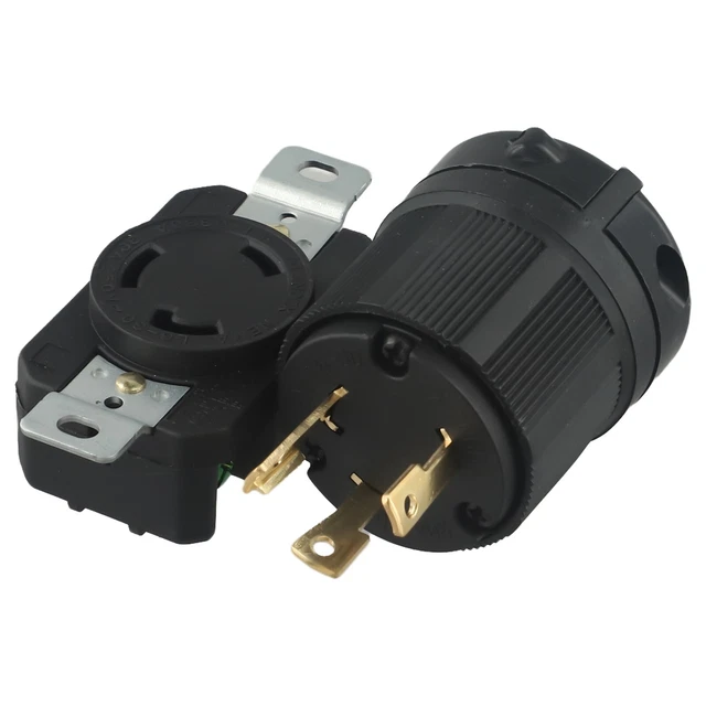 GROUNDING PLUG SOCKET 30A 250V Generator Plug Transparent Polycarbonate ...