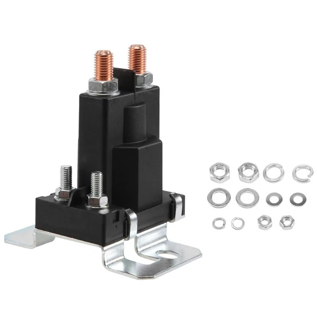 DUAL BATTERY ISOLATOR Relay Start On/Off 4 Pin 500A 12V For Car Switch ...