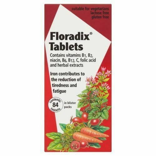 3 PACK FLORADIX Iron Supplement Tablets - 252 Tablets £30.00 - PicClick UK