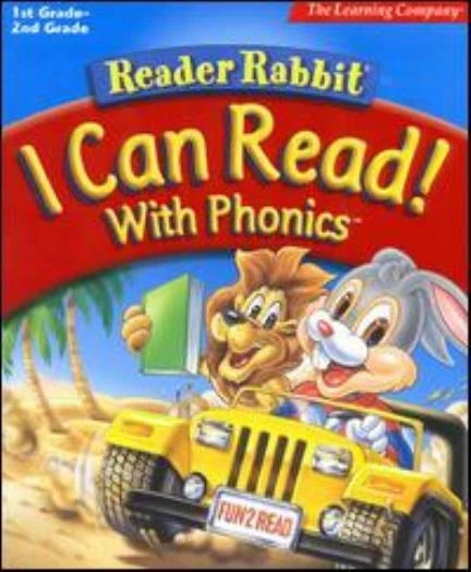 READER RABBIT I Can Read With Phonics PC CD learn write words game 1st ...