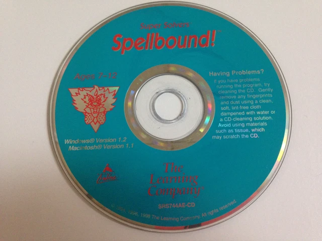 SUPER SOLVERS SPELLBOUND CD Ages 7-12 The Learning Company win & mac ...