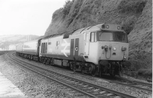 BRITISH RAILWAY B.R Photograph - Class 50 50050 At Teignmouth 30/08 ...