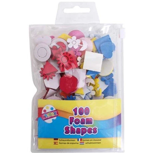 FOAM SHAPES - Assorted Sizes Colours Arts Crafts Kids Embellishments ...