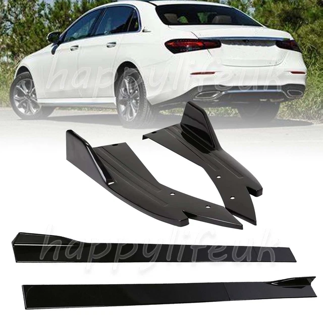 FOR BENZ E-CLASS W211 W212 W213 Rear Bumper Lip Splitter Diffuser ...