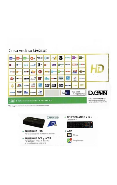 NEW FULL HD Tvsat Satellite Decoder With Card Included - Orion 2.0 ...