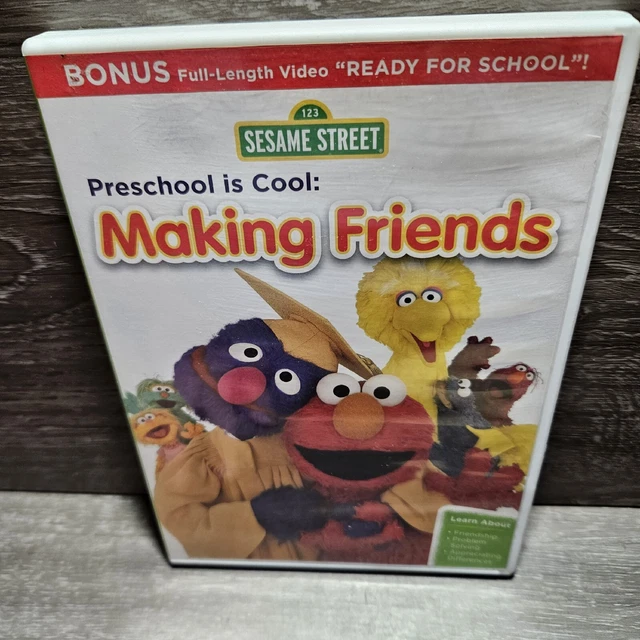 SESAME STREET: PRESCHOOL IS COOL: MAKING FRIENDS DVD Region 4 $8.50 ...