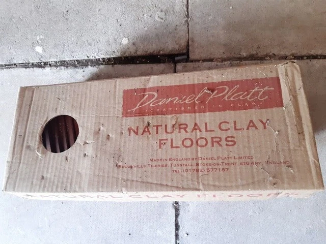 RED TERRACOTTA CLAY Floor Tiles Daniel Platt 28 Box £35.00 - PicClick UK