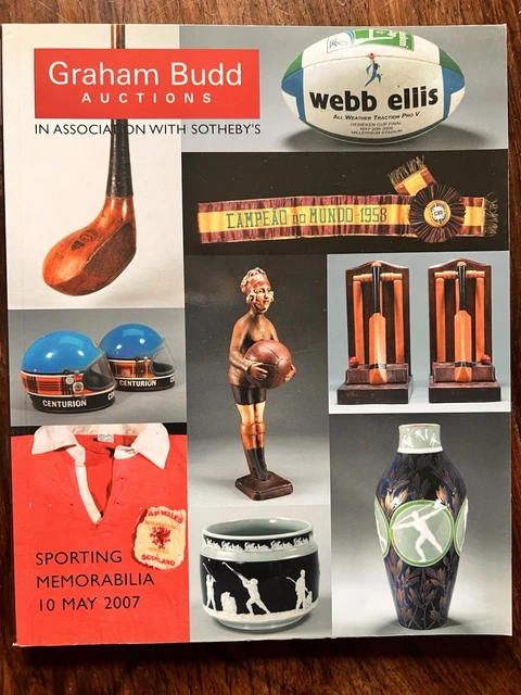 SPORTING MEMORABILIA 10 May 2007 Graham Budd Auctions Catalogue £5.92 ...