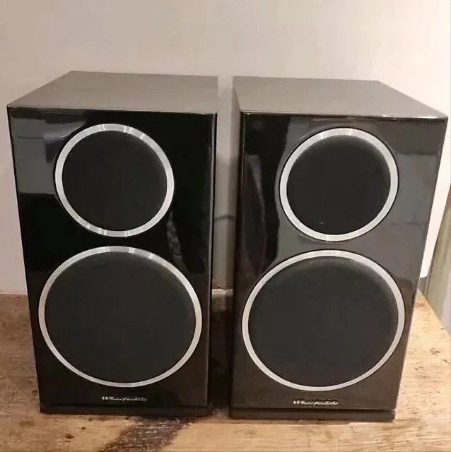 WHARFEDALE DIAMOND 225 Speakers Dark Wood Finish~A1 Condition- Rarely ...