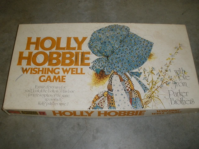 VINTAGE HOLLY HOBBIE Wishing Well Board Game 1976 Complete Parker ...