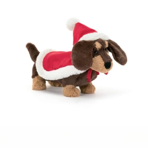 JELLYCAT WINTER WARMER Otto Sausage Dog Rare Christmas Gift New w/Tags ...