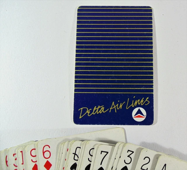 VINTAGE DELTA AIRLINE Original pack of playing cards Set. $32.58 ...