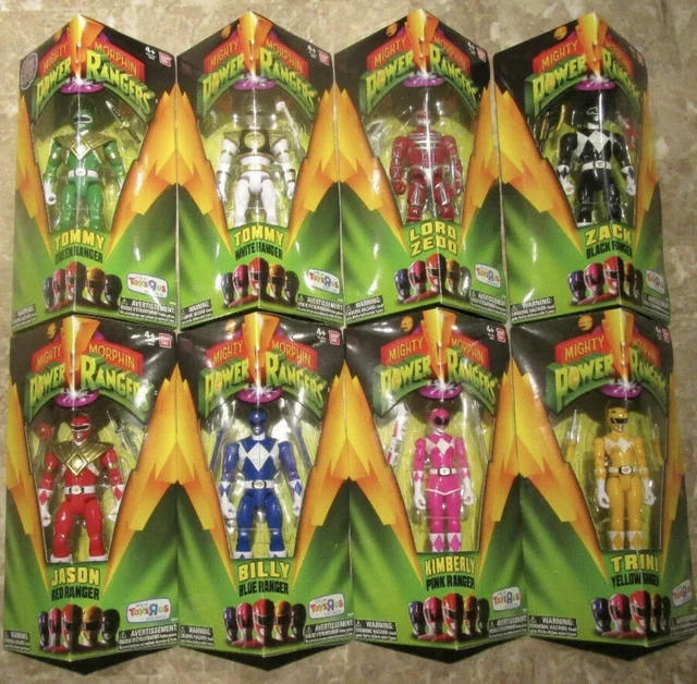 MIGHTY MORPHIN POWER Rangers Legacy 5 inch Figures Tommy Green White ...