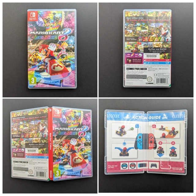 MARIO KART 8 Deluxe (Switch) Official Retail Box ONLY No Game Cart £10. ...