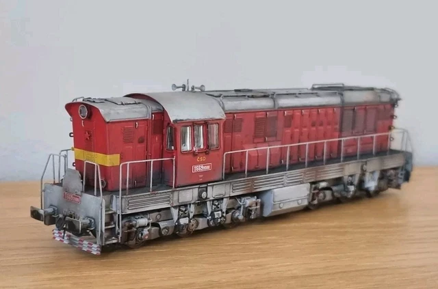 ROCO/WEINERT/MELZER 72781 H0 CSD Diesellok Hummel T669 0088 gealtert ...