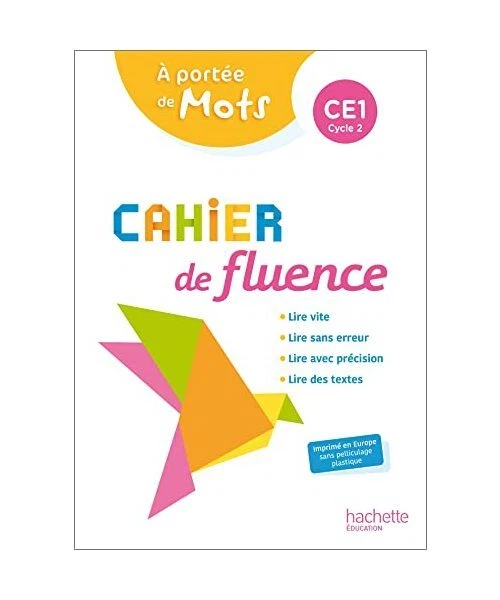 CAHIER DE FLUENCE CE1 - A portée de mots - Cahier élève - Ed. 2022 ...