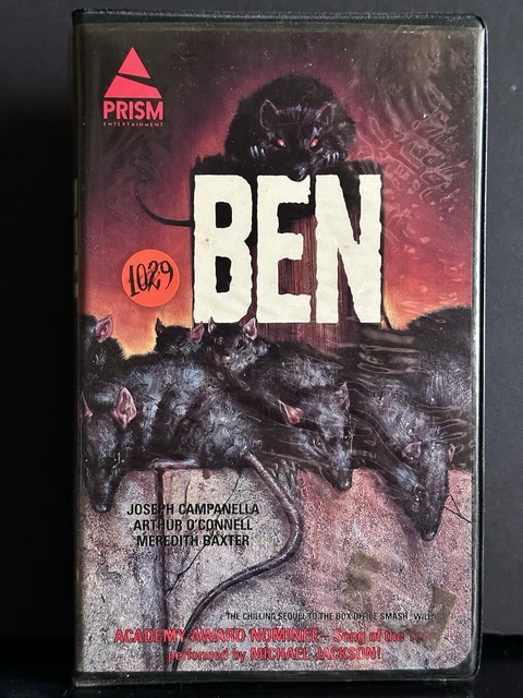 BEN VHS PRISM Entertainment Clamshell RARE Horror VHS Killer Rats £9.16 ...